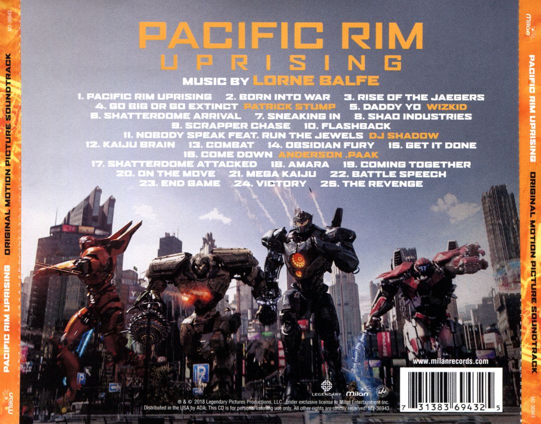 Soundtrack Covers: Pacific Rim Uprising (Lorne Balfe)