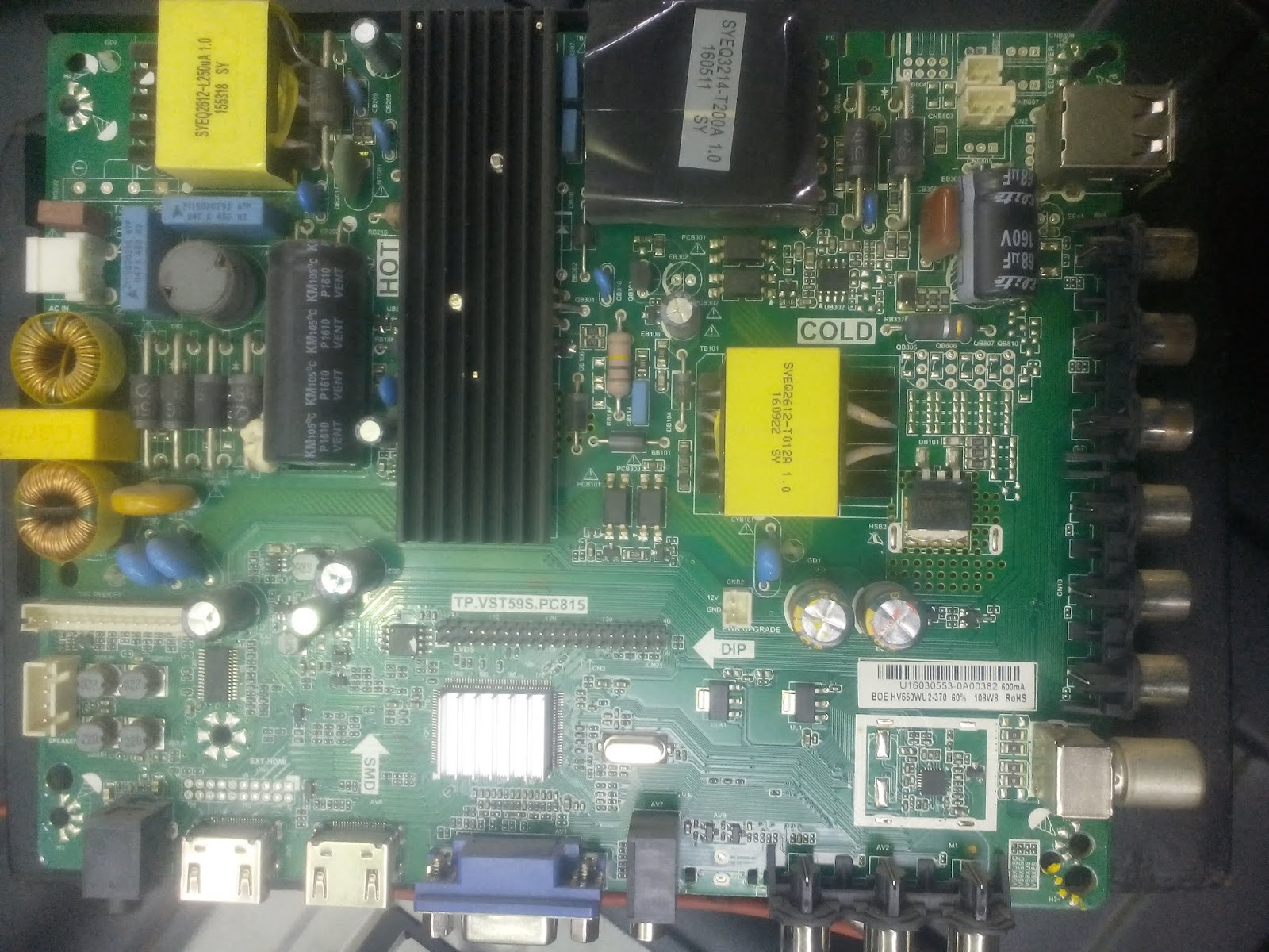 TP.VST59S.PC815 TELEZONE55 LED - LED SOFTWARES AVAILABLE