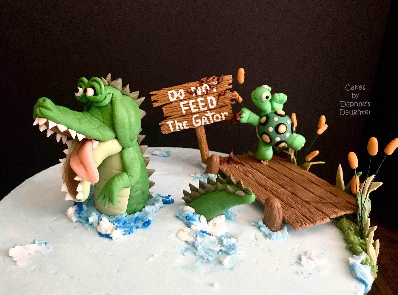 The Bake More: Please DO NOT Feed the Gator Cake