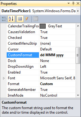 Belajar Menggunakan DateTimePicker Dengan Visual Basic 2010 - Pandai Visual Basic