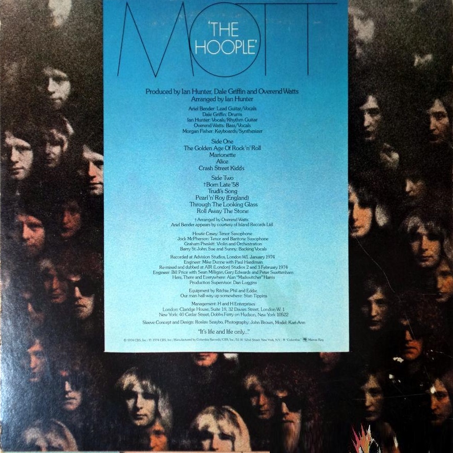 Classic Rock Covers Database: Mott the Hoople - The Hoople (1974)