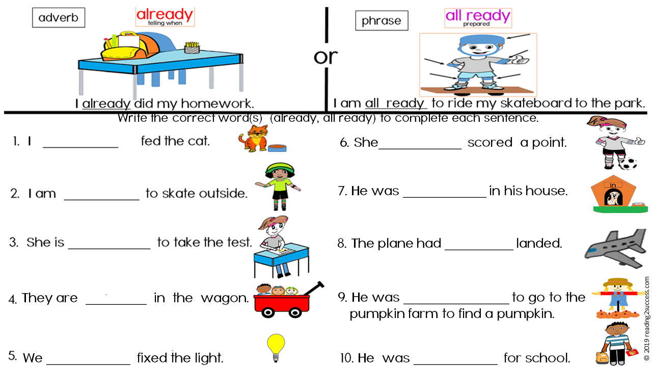 Reading2success: Confused Words and Examples of How to Use Them