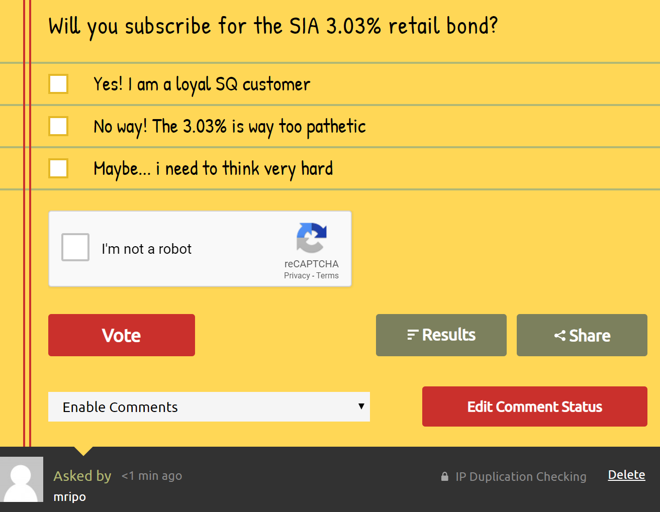 Singapore Airlines - 5Y Retail Bonds 3.03% Mature 28 March 2024