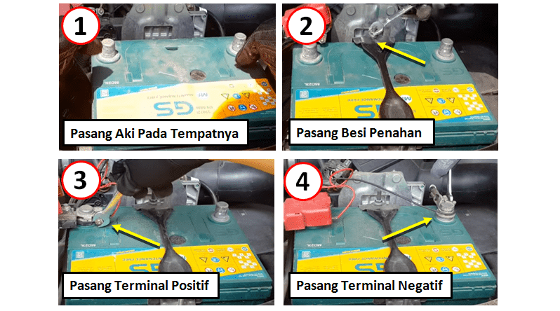 Cara Memasang Aki Mobil Yang Benar - AKIMO