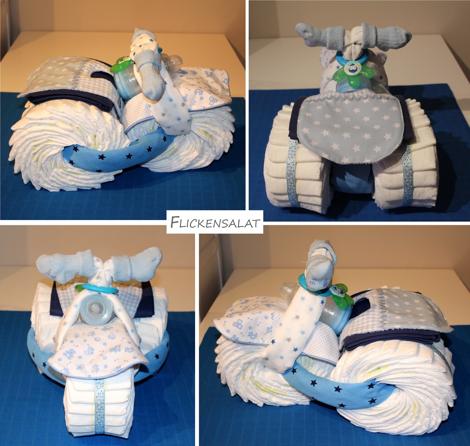 Flickensalat: Ein Windel-Trike - DIY