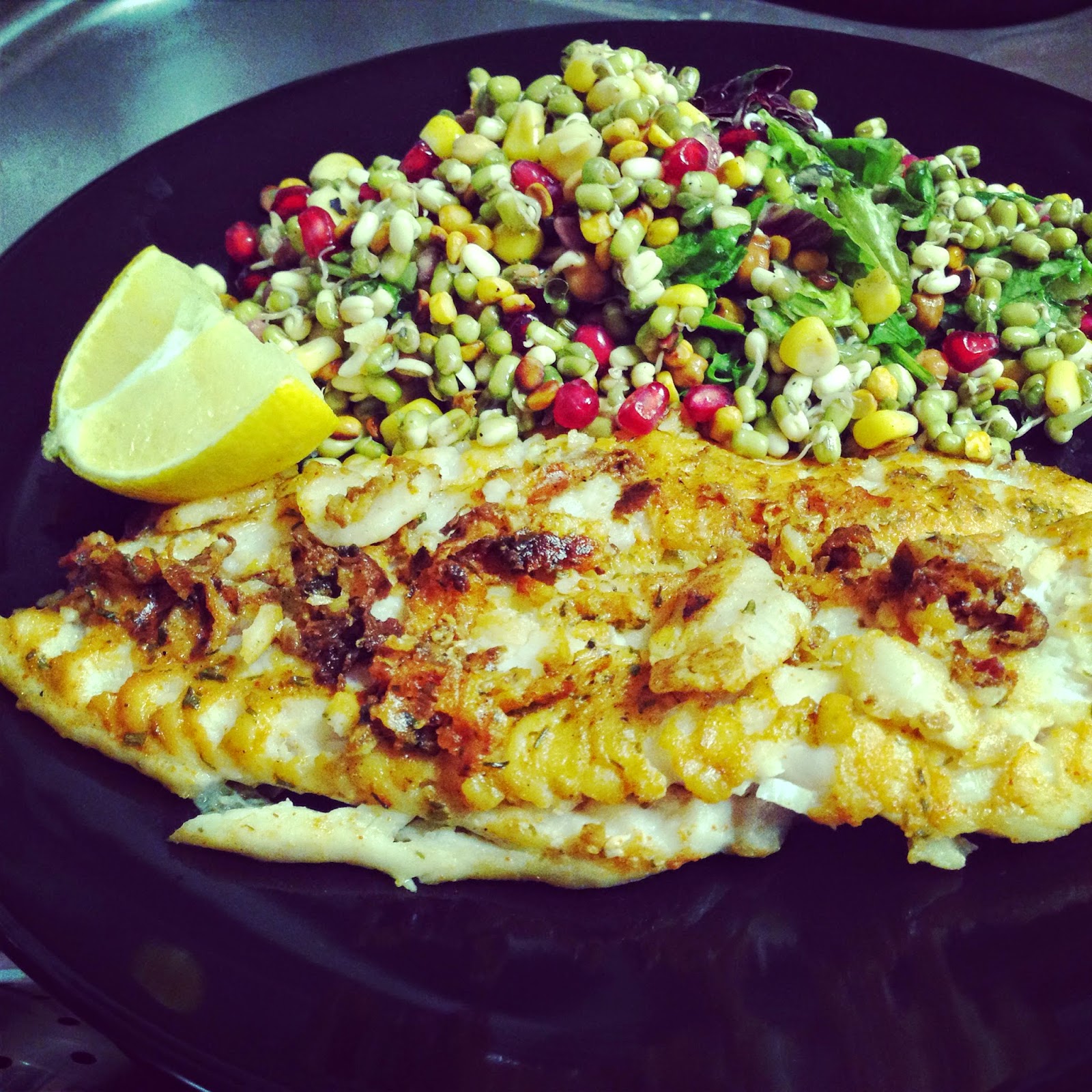 Grilled Turmeric White Fish