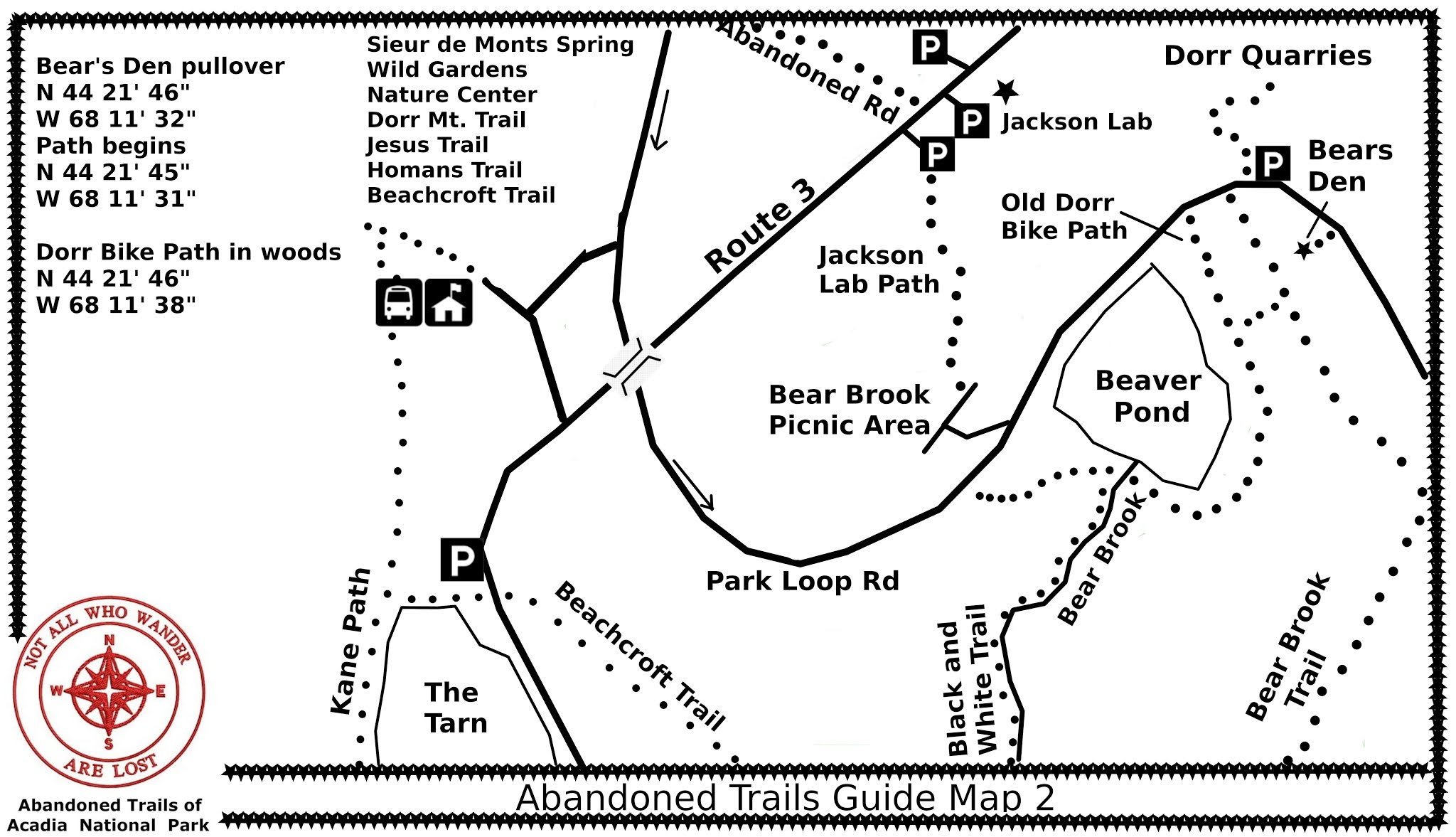ABANDONED TRAILS OF ACADIA NATIONAL PARK: LOST GEORGE B. DORR BICYCLE PATH