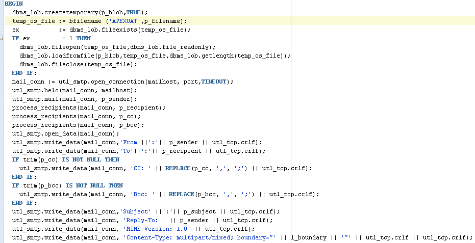 UTL_SMTP: Send an Email to Multiple Recipients with Attachments from ...