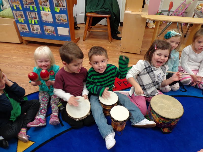 Antioch School News: Preschool's Music Class