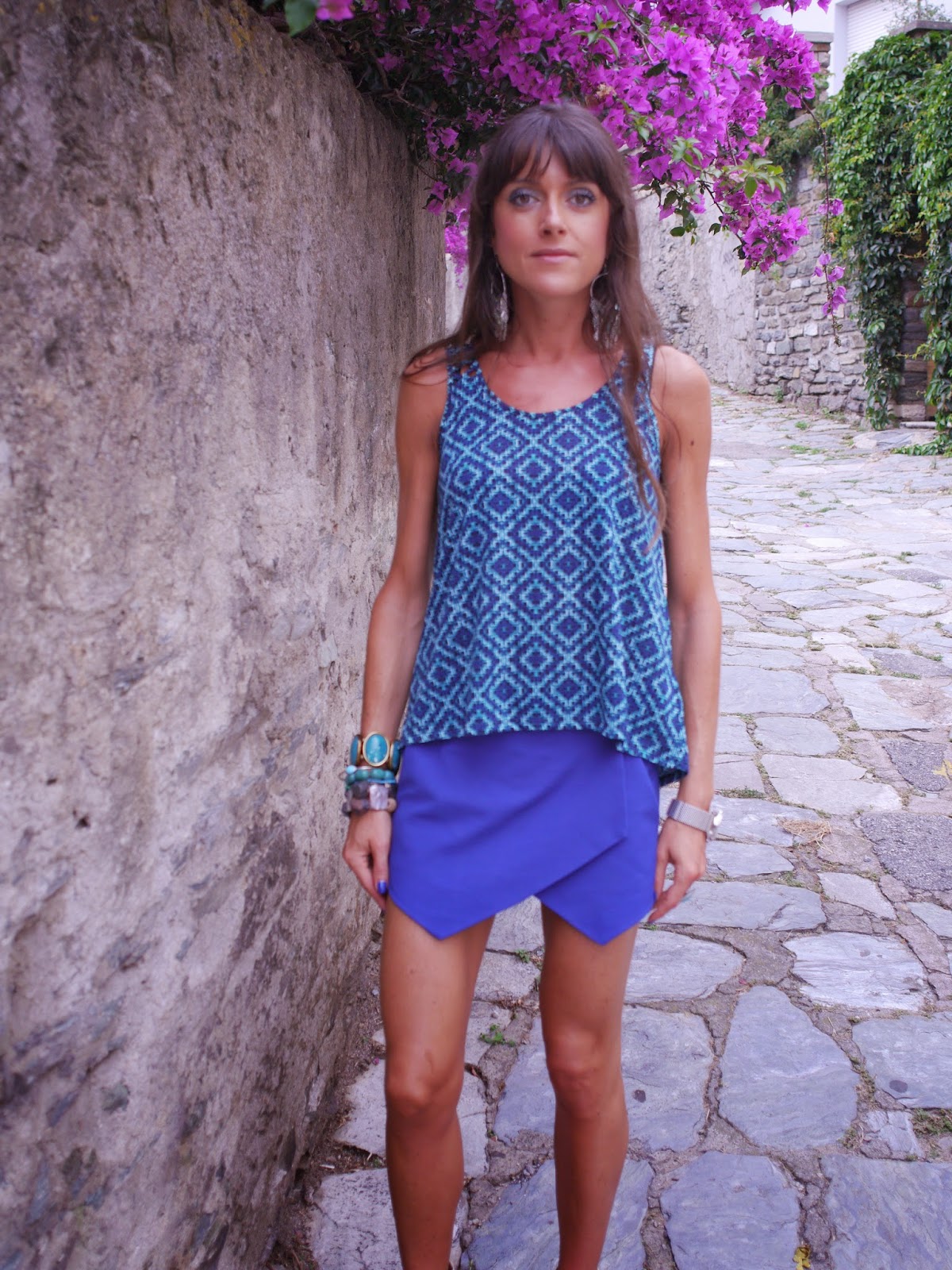 Fashion Musings Diary: Lagoon Blue Skorts