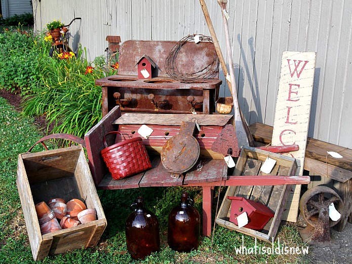 What's Old Is New: Barn Sale-Distressed Furniture & Vintage Goodies