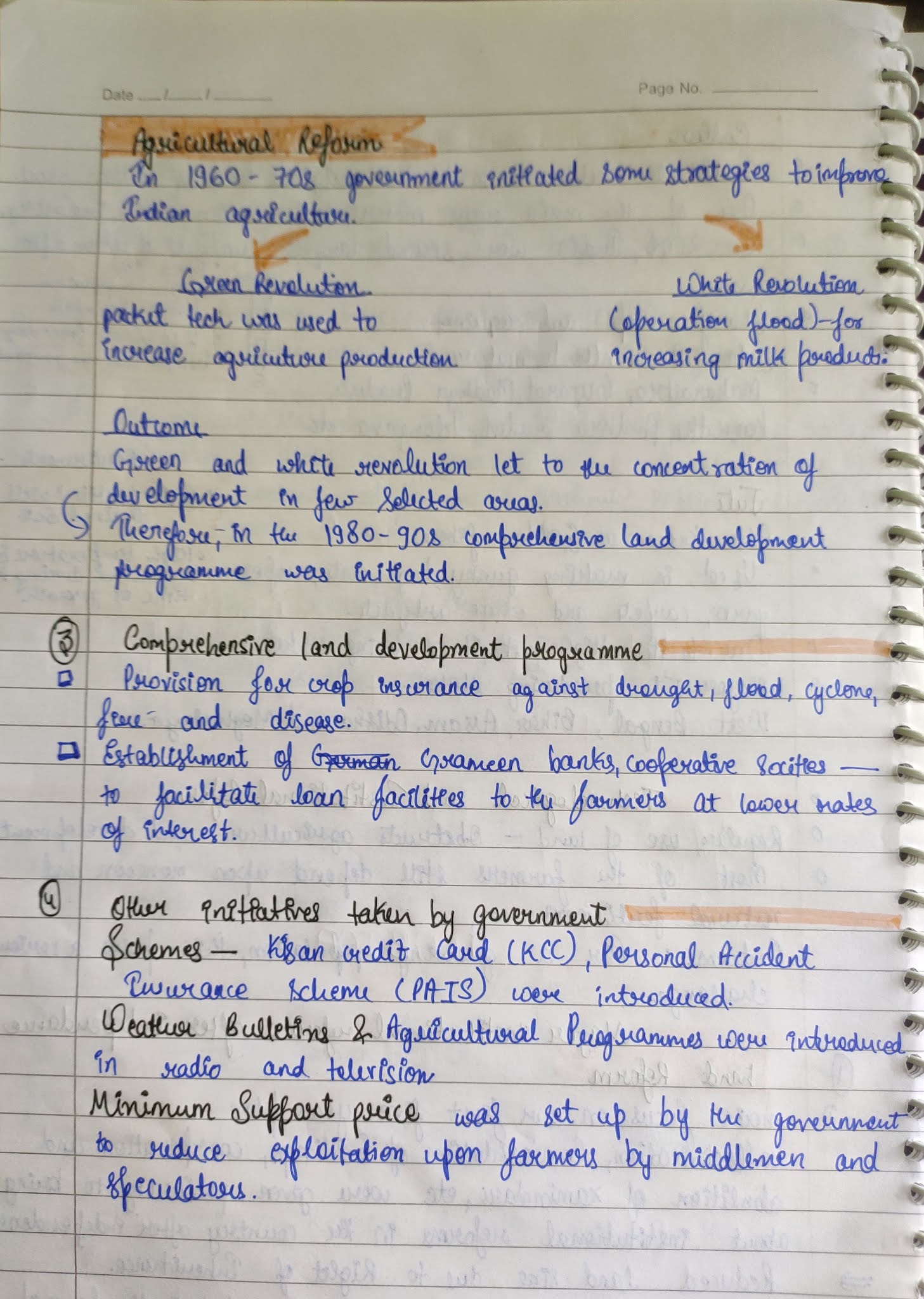class 10 agriculture notes