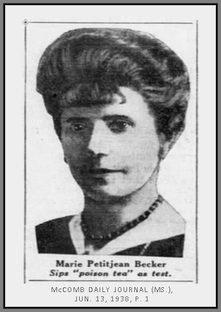 Unknown Gender History: Marie Becker, Belgian Serial Killer Nurse - 1938