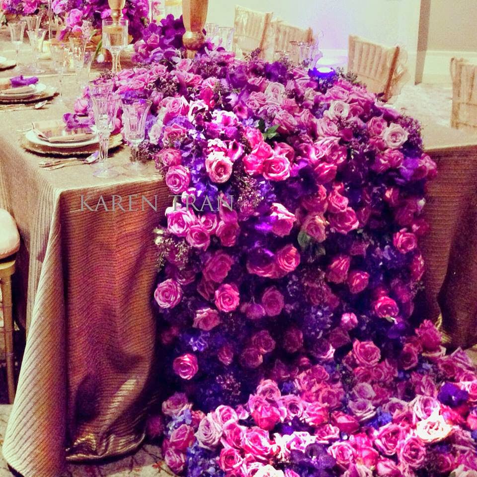 A Silk Flower Depot Blog: floral runner & wall