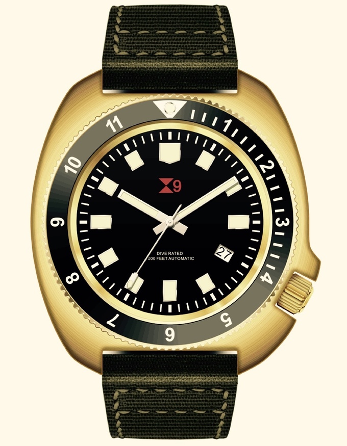 TC9 BRONZE DIVER.