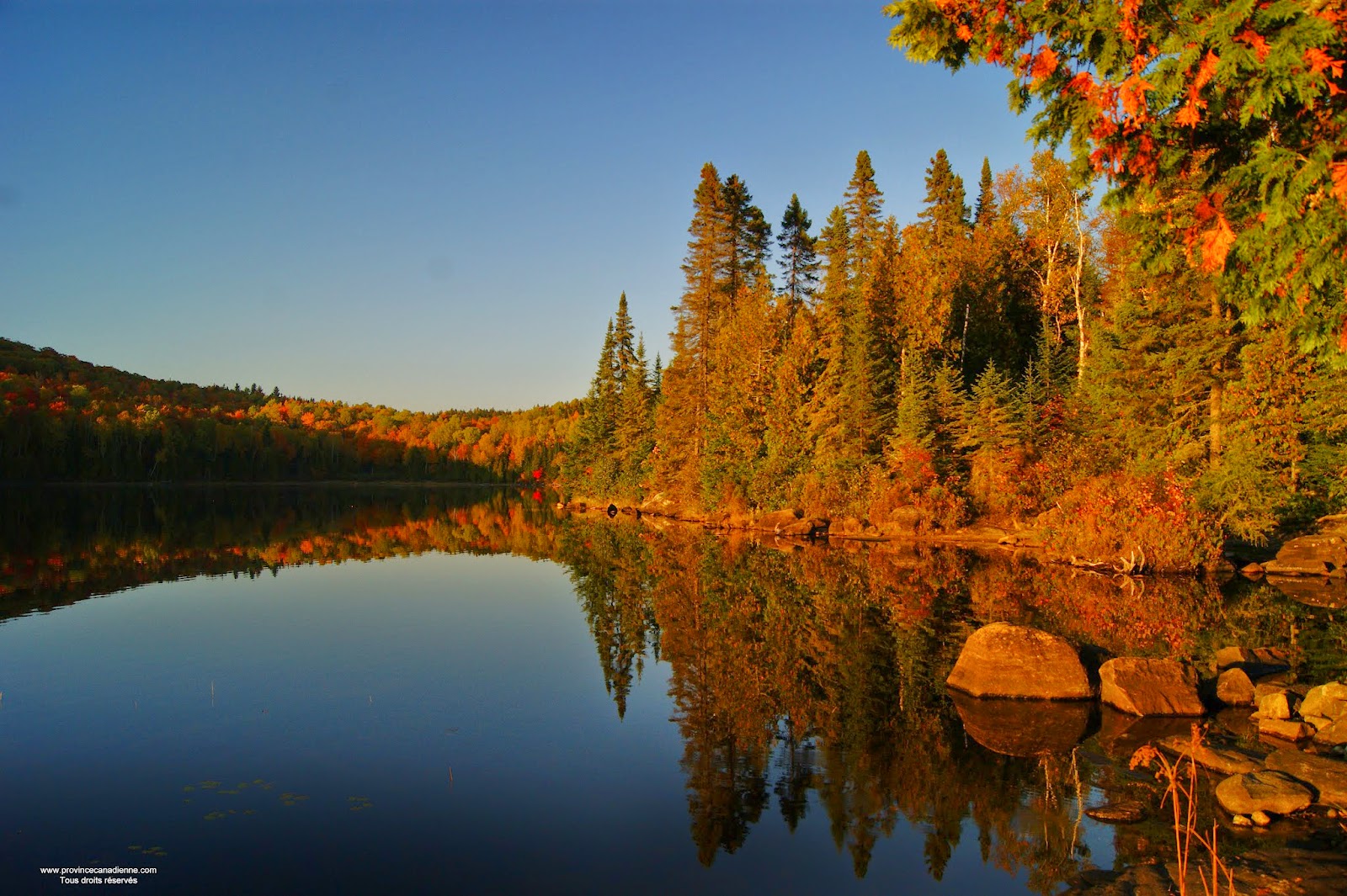 Province canadienne: Jours d'Automne, au parc de la Mauricie