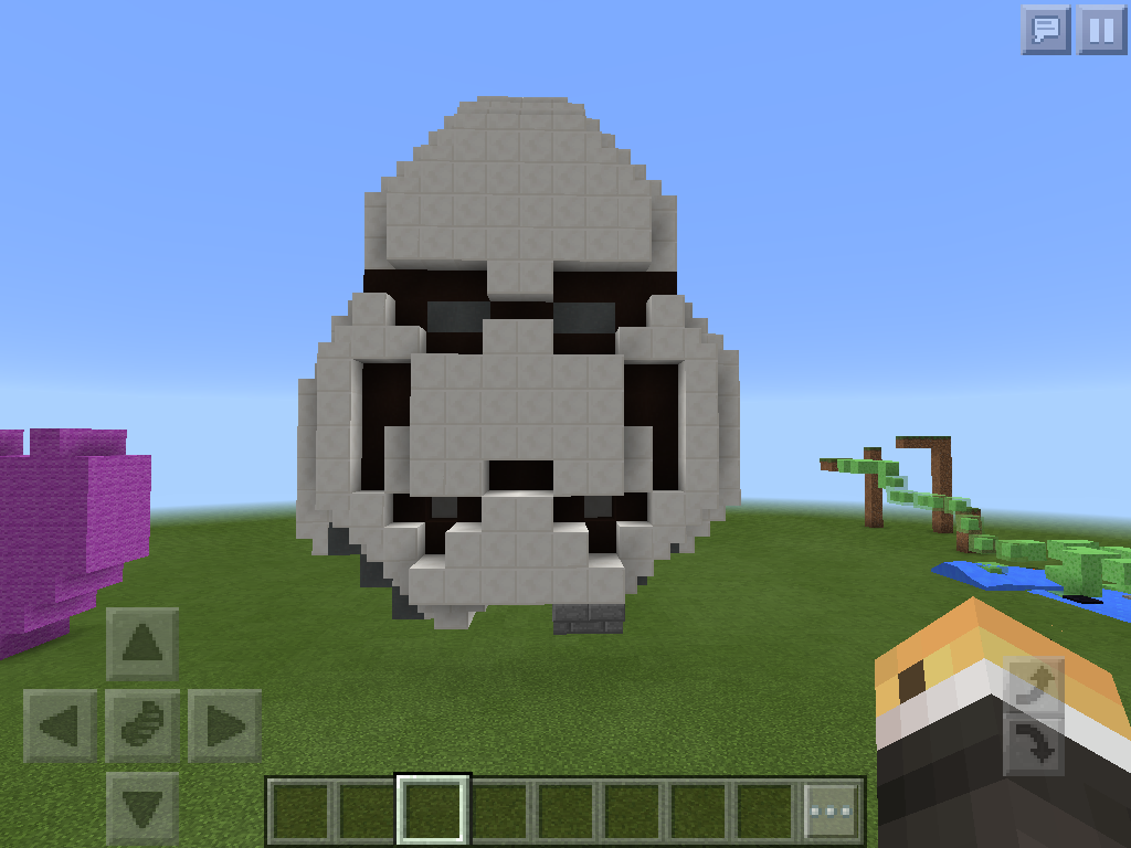 Minecraft Pocket Edition Builds: FIRST ORDER STORMTROOPER HELMET AND BB ...