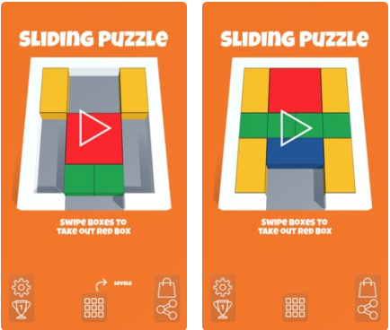 Move the Box Sliding Puzzle