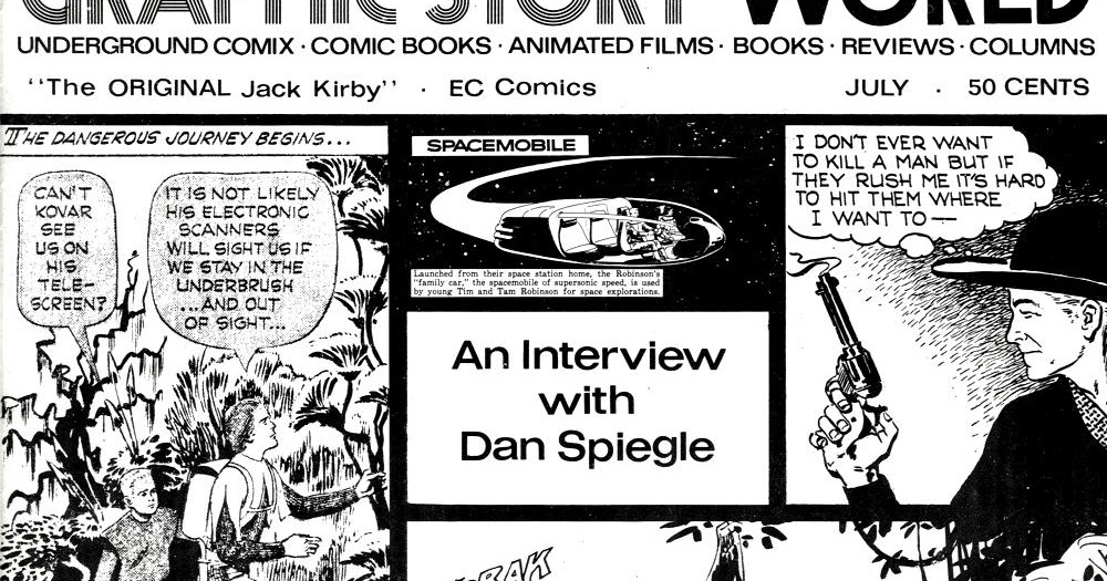 Hairy Green Eyeball 3: DAN SPIEGLE, COMIC ARTIST — Interview, GRAPHIC ...