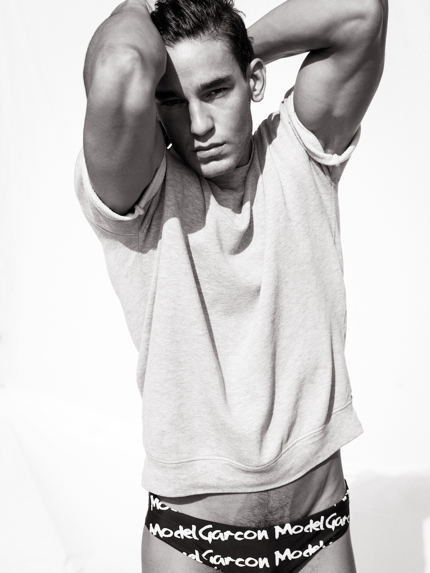 PAUL REVESZ IN HIS GARÇON MODEL SPEEDOS BY TED SUN FOR OHLALA MAG ...