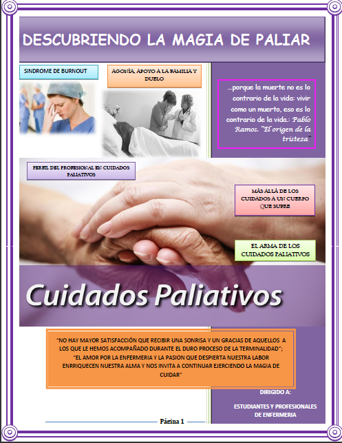 BRINDO CUIDADOS PALIATIVOS- ENFERMERÍA : DESCUBRIENDO LA MAGIA DE ...