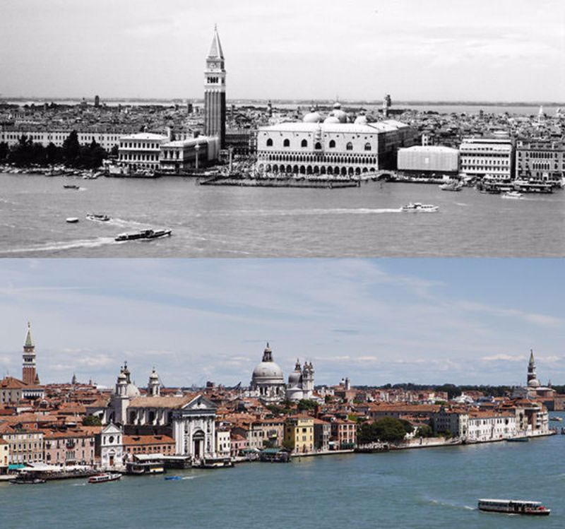 Stunning Then-and-Now Photos Show How Much 20 Popular City Skylines ...
