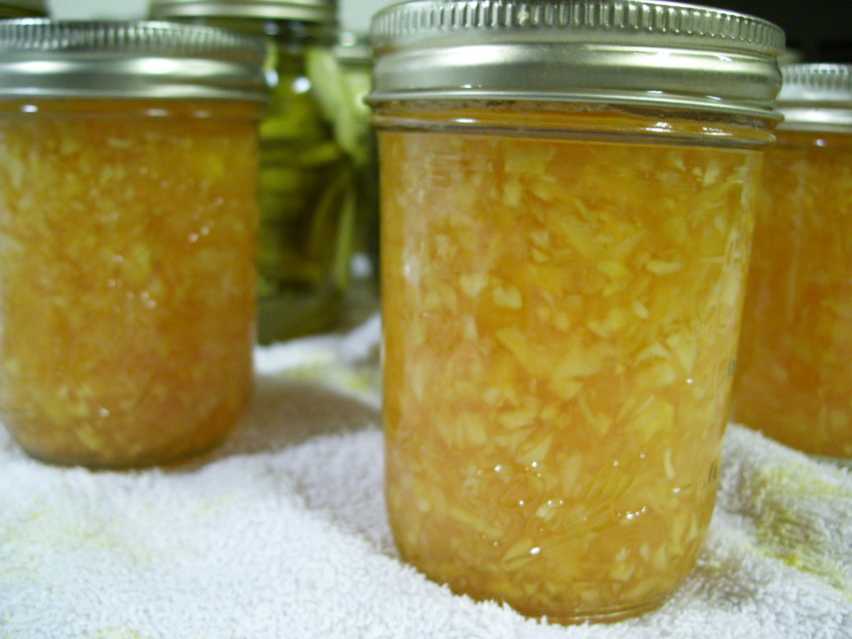 Learning To Live Free: Zucchini Dill Pickles / Orange Zucchini Jam ...