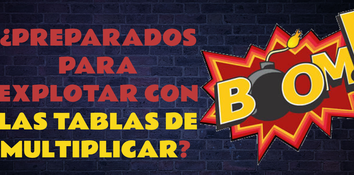 EL BLOG DE PRIMERO: BOOM TABLAS DE MULTIPLICAR