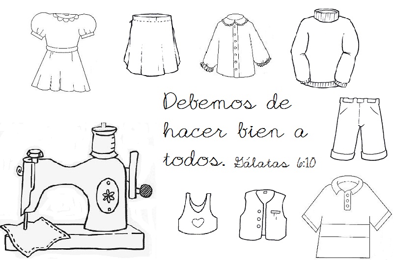 Dibujos para colorear de costurera - Imagui