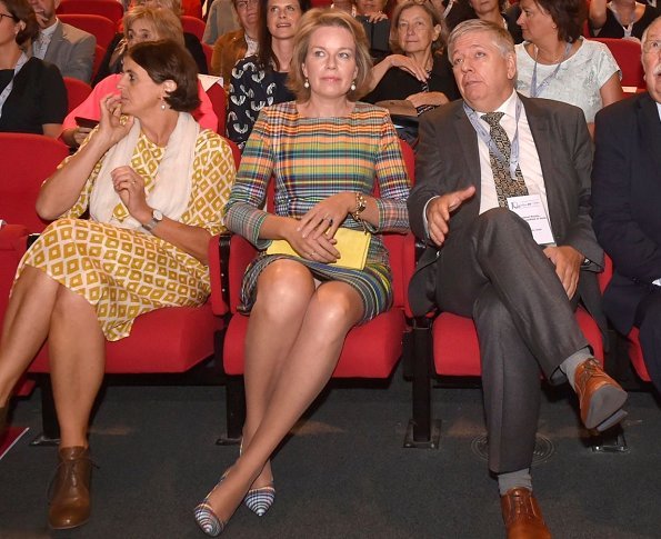 Queen Mathilde attended centenary of ONE/K at Brussels Expo