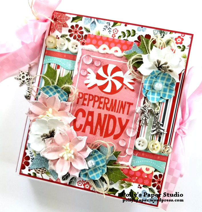 Really Reasonable Ribbon Blog: Peppermint Candy Christmas Mini Album ...