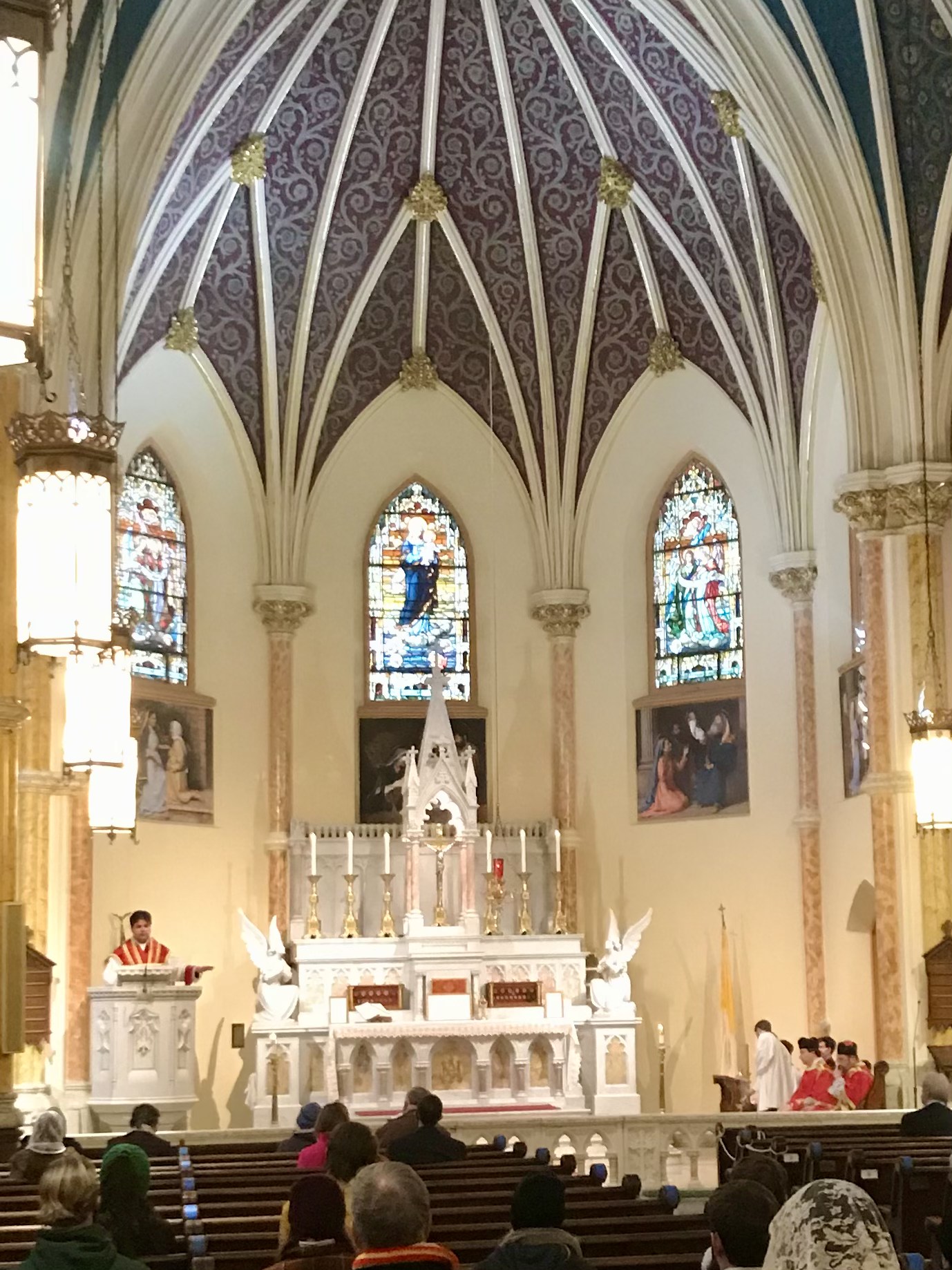A Priest Life ((((,,)))): 50 people at Old Saint Mary's in DC for ...