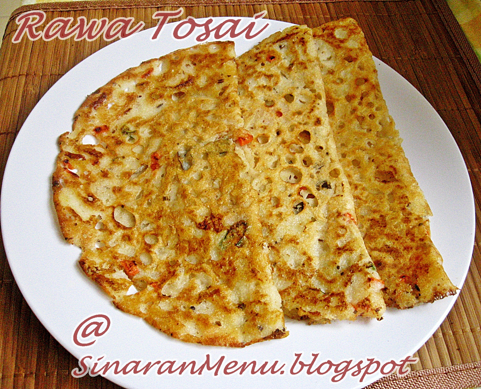 Rawa Tosai Dan Chutney Kelapa