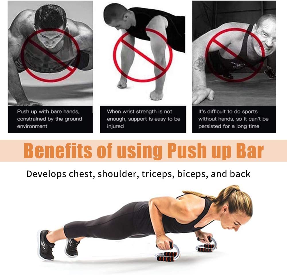 Health and Sport Promotions: New Push Up Bar Strength Workouts - Heavy ...