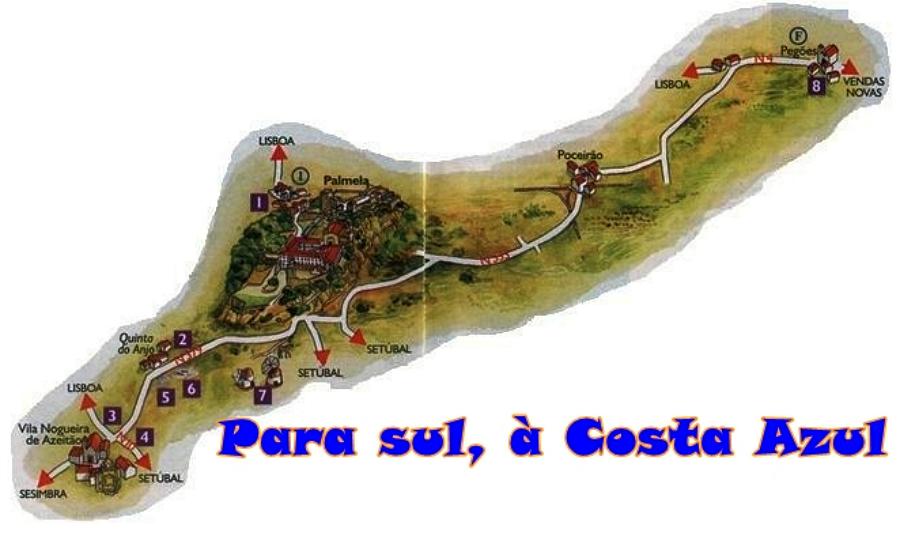 Para Sul, à Costa Azul - Rotas da Vinha e do Vinho