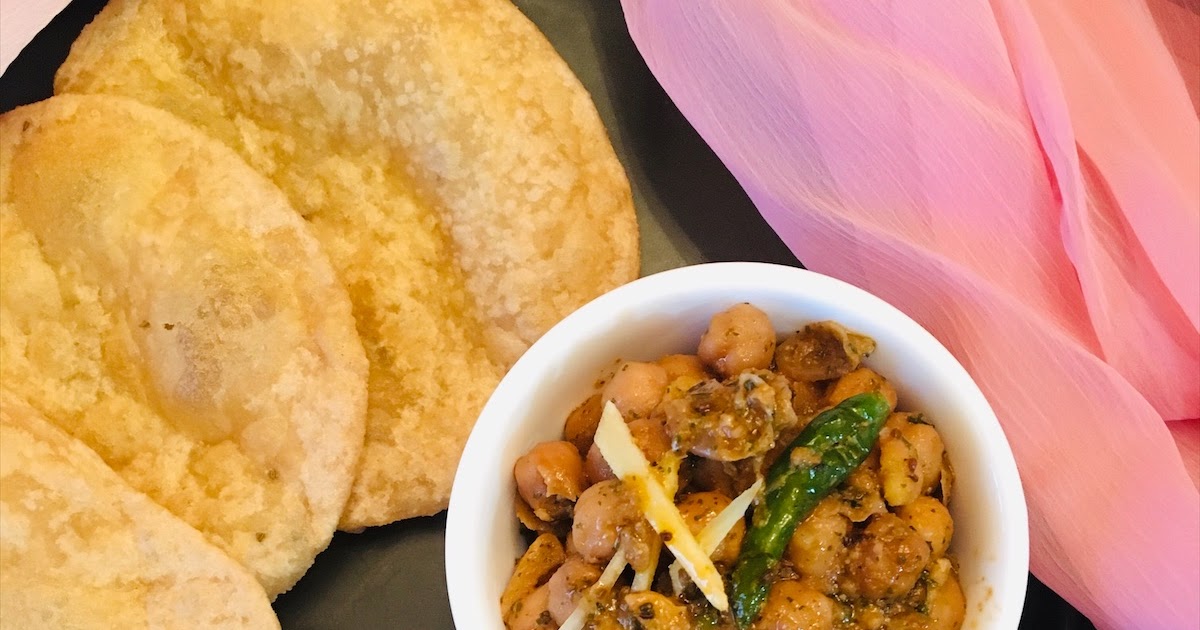 Pindi Chole with Ajwain Poori - From Sushma's Kitchen