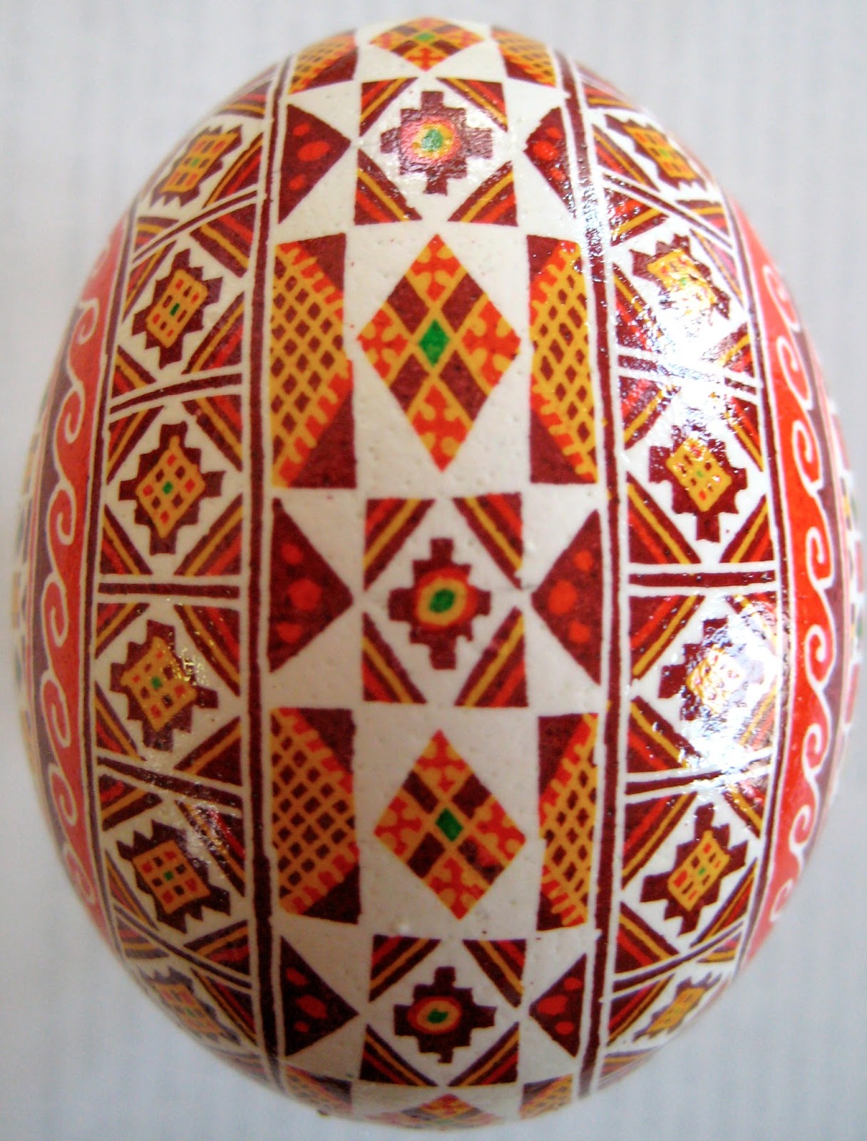 Saving the World: One Egg at a Time: Checkered Hutsul Pysanka