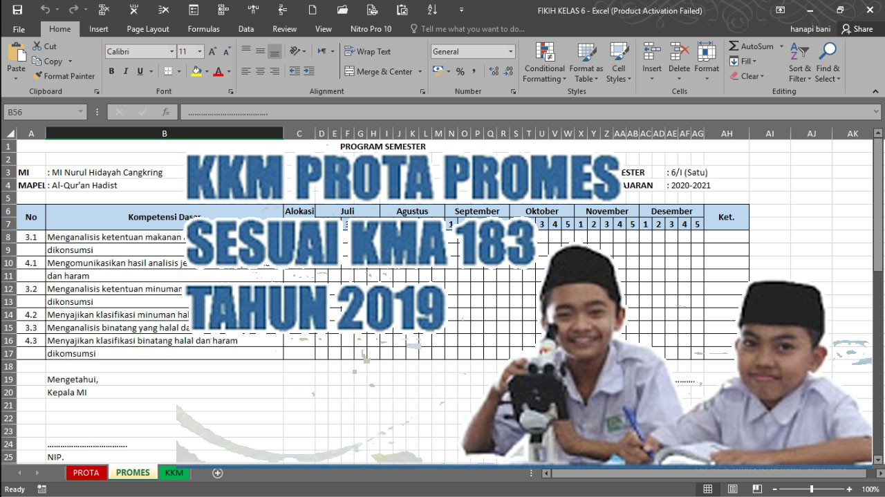 √ √ Download Prota, Promes Serta KKM PAI dan Bahasa Arab Madrasah Ibtidaiyah (MI) Sesuai KMA 183 ...