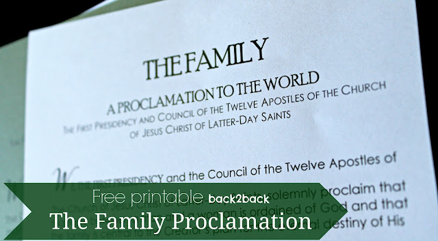 The Family Proclamation -- Free Printable