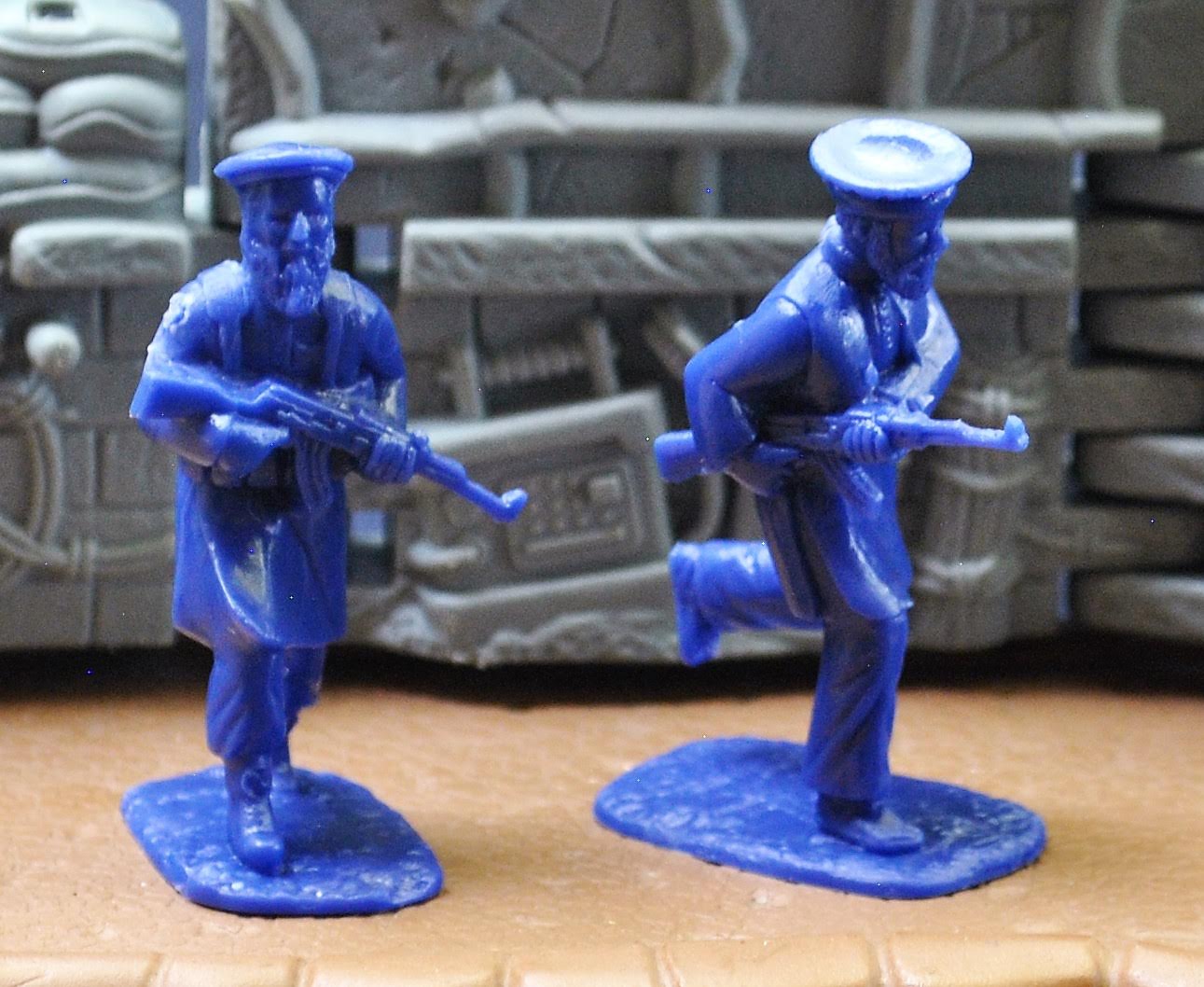 Modern Army Men: Armies in Plastic U.S. Marines and Taliban.