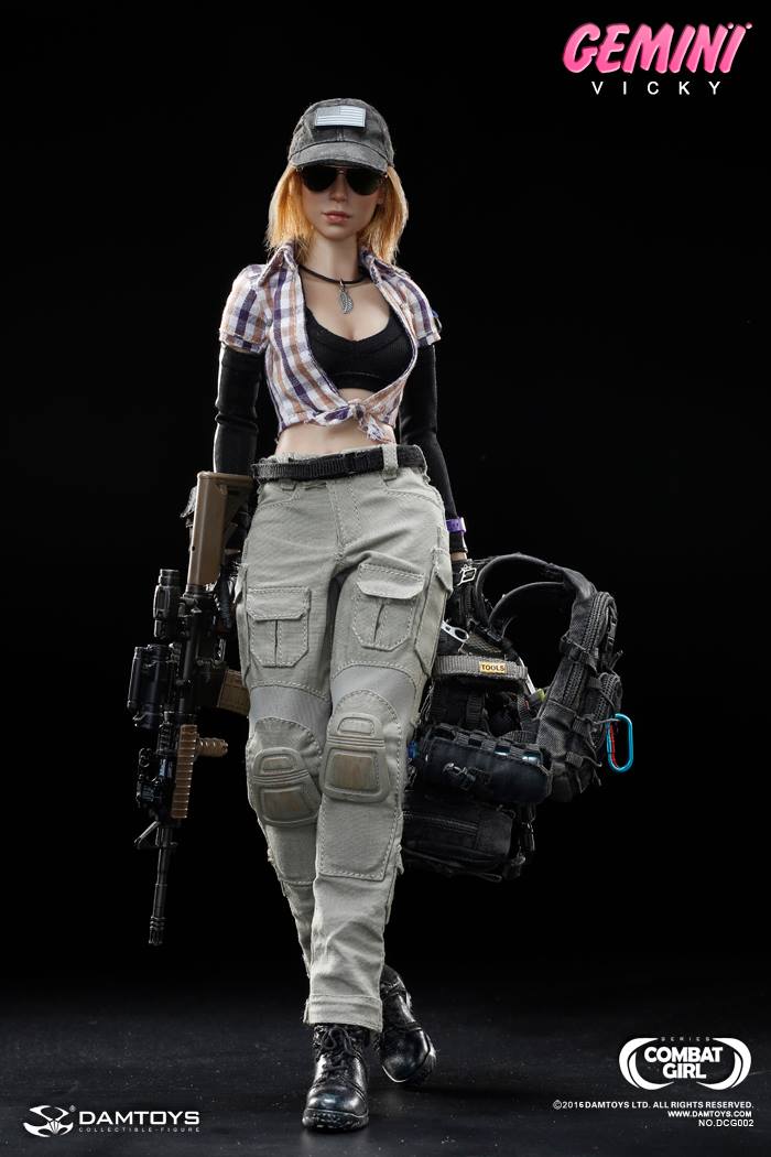 toyhaven: DAM TOYS COMBAT GIRL SERIES 1/6th scale GEMINI - Vicky 12 ...