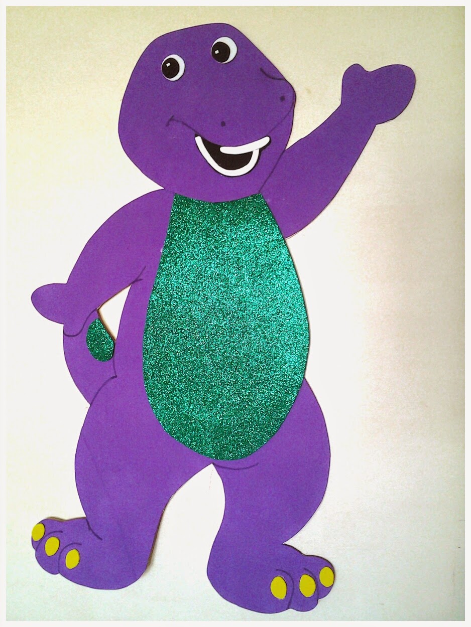 COTILLON.DECORACION CUMPLEAÑOS INFANTILES: BARNEY Y SUS AMIGOS