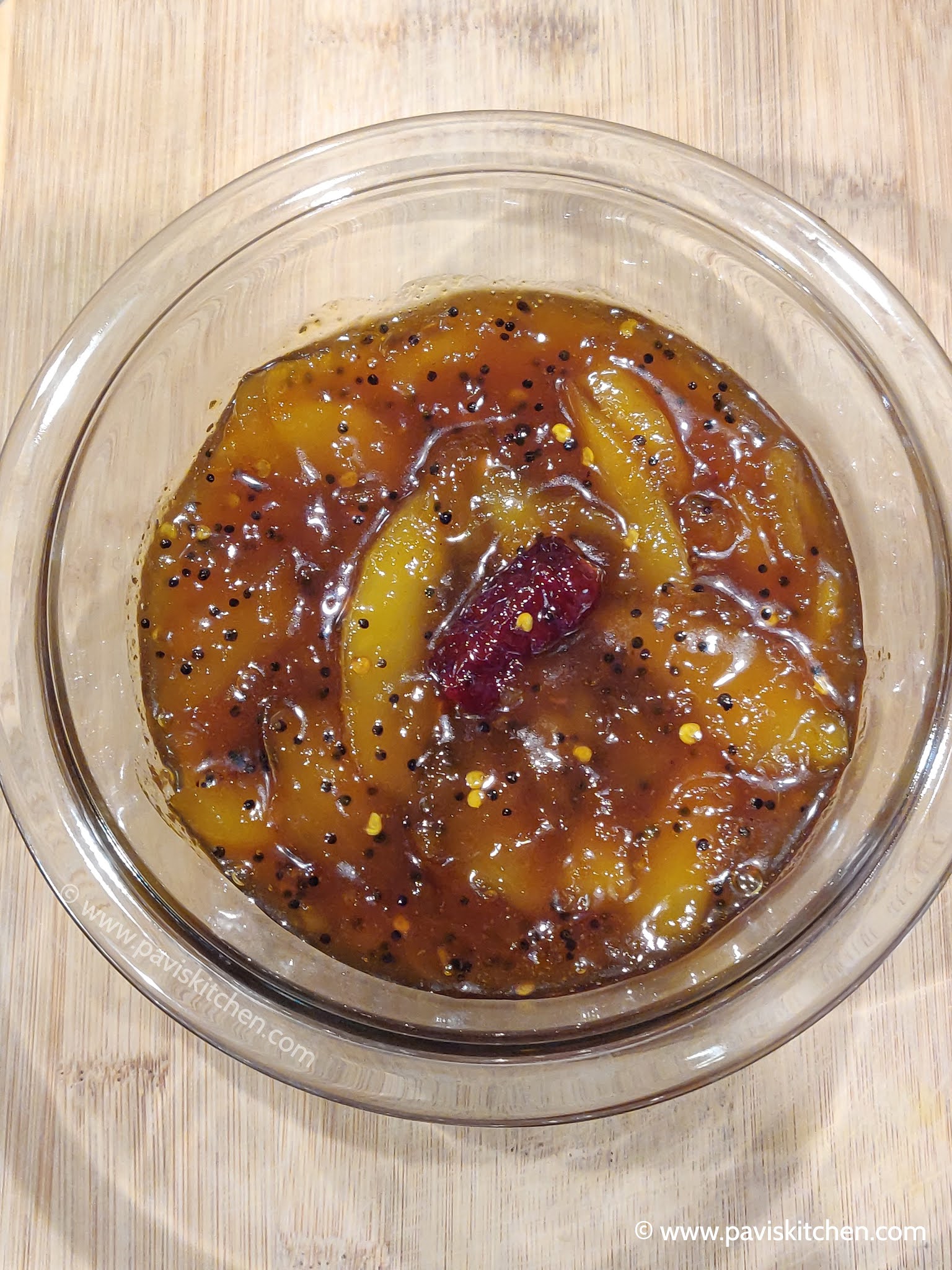 Raw mango pachadi | Sweet mango pachadi | Mangai vellam pachadi recipe