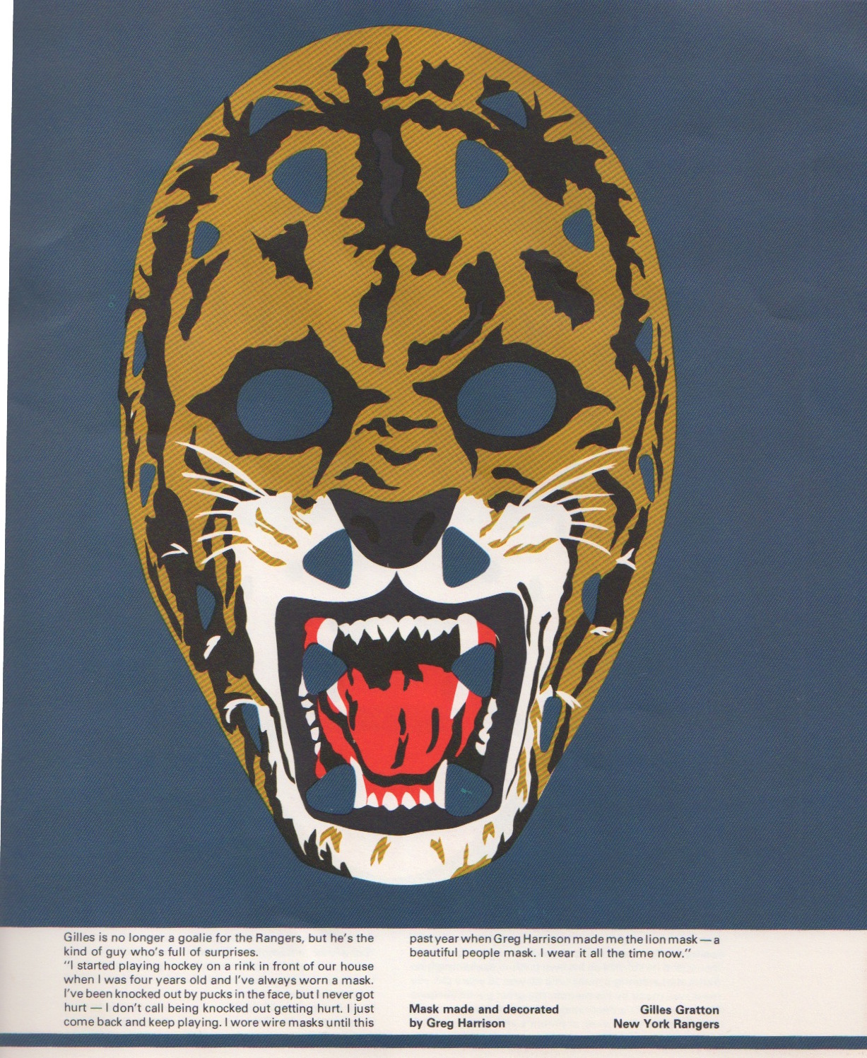 1978 Goalie Mask Book