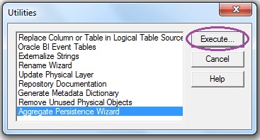 OBIEE: Creating Aggregate Tables in OBIEE