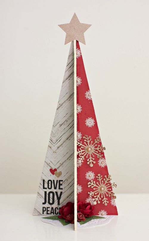 Time to Create ...: DIY Christmas Home Decor - Slot Tree