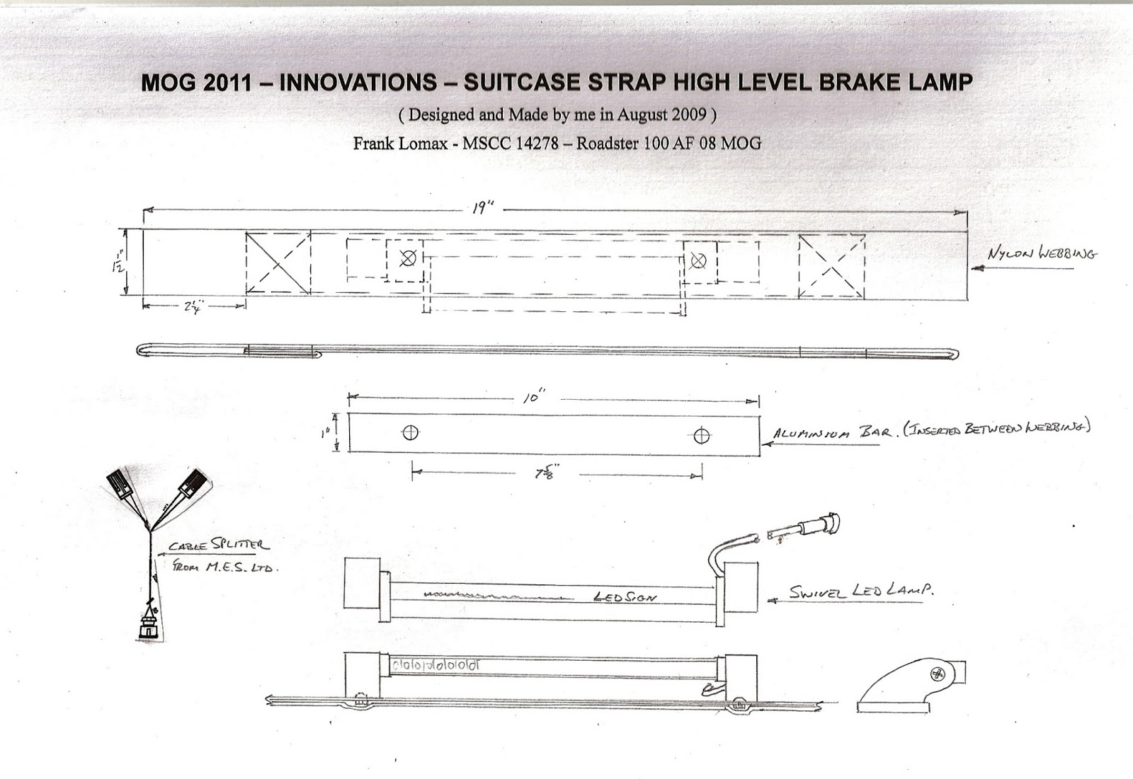 Morgan Technical and Other Topics Blog: Making a High Level Brake Light ...