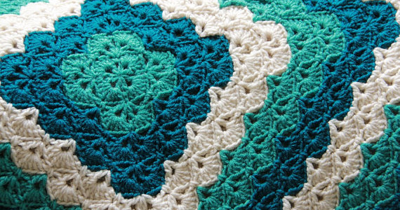 Crochet Beautiful Shells Blanket Pattern Review and "What-I-Used"