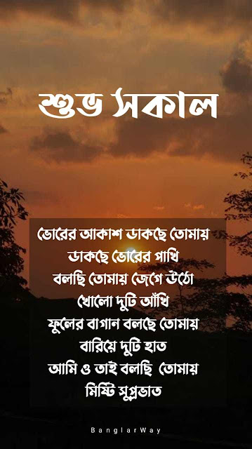 Bengali Good Morning Quotes - Morning Wishes in Bengali with Images