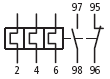 constitution et symbole d'un relais thermique ~ schema electrique